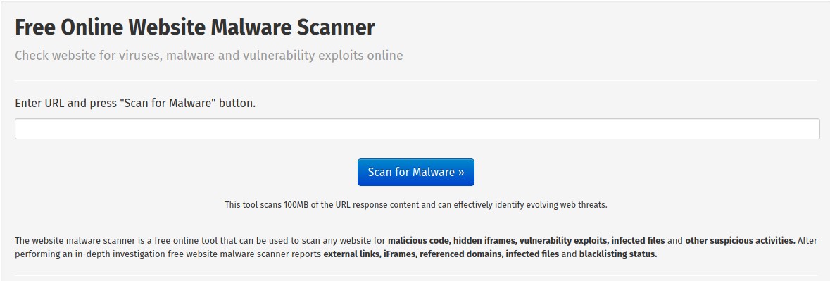 Best online website malware scanner tools (2021)