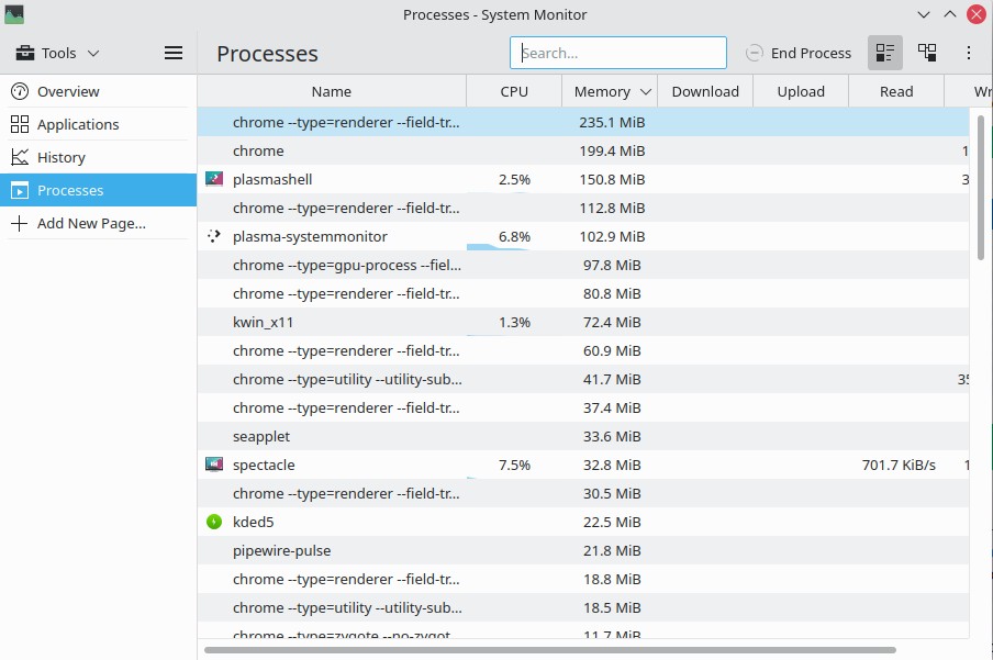 How to reduce KDE or GNOME memory usage?